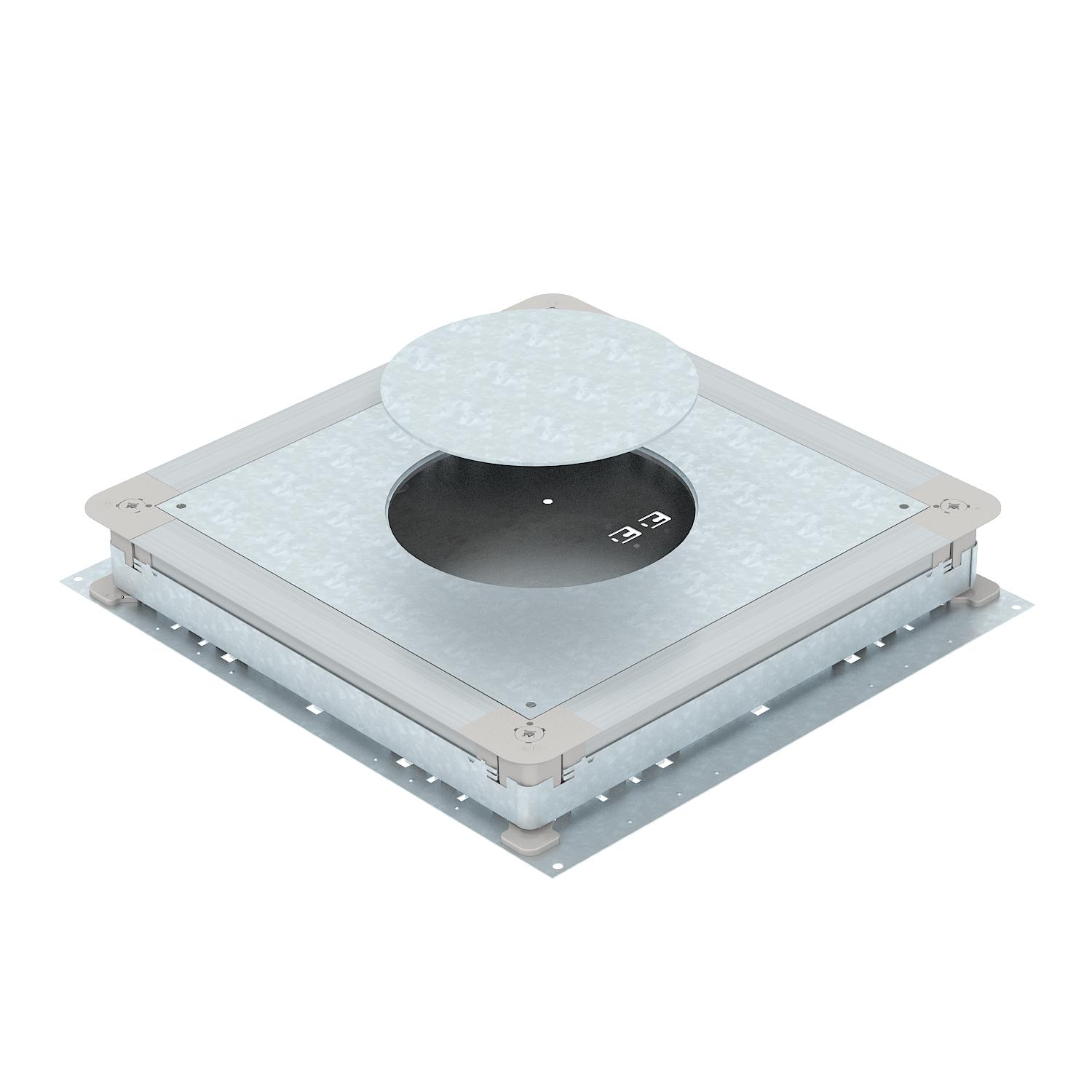 UGD350-3 GESR 4 voor ronde inbouweenheden, voor dekvloerhoogte 70-125 mm 70 | 125 | 28 | 48 ...